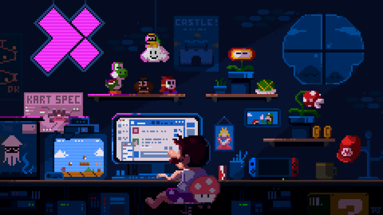 Pixel Radio VGM 24/7 Video Game Music | QueUp